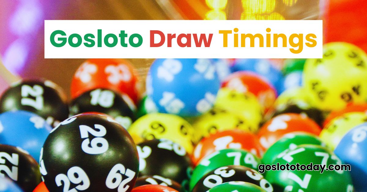 Gosloto Draw Timings: Full Schedule with South African Time (SAST ...